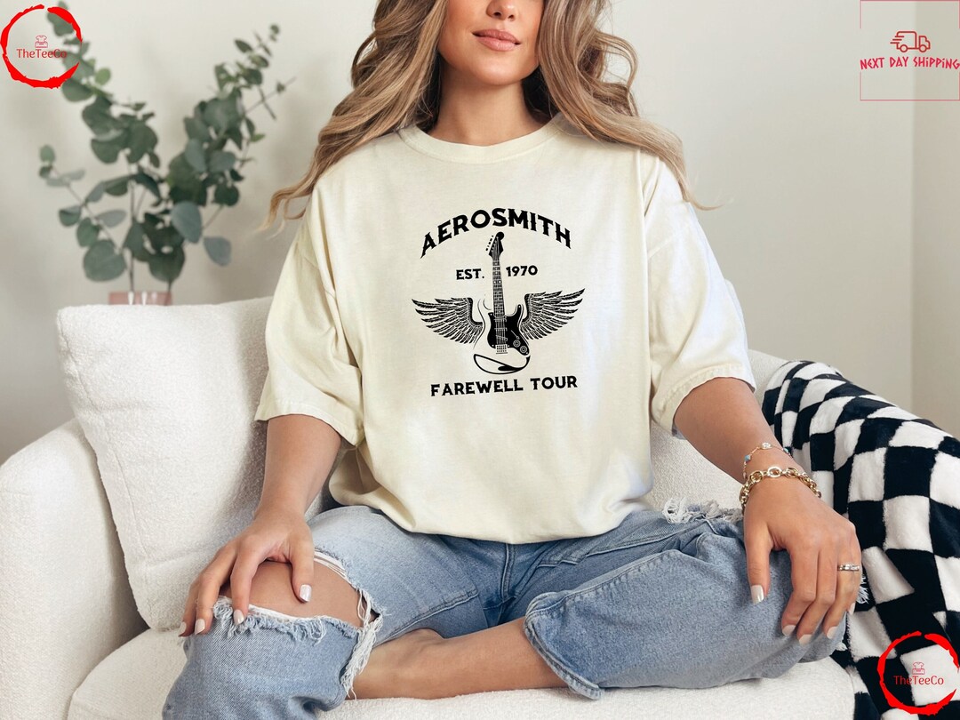 Comfort Colors Aerosmith Farewell Tour Shirt, Rock Shirt, Rock and Roll ...