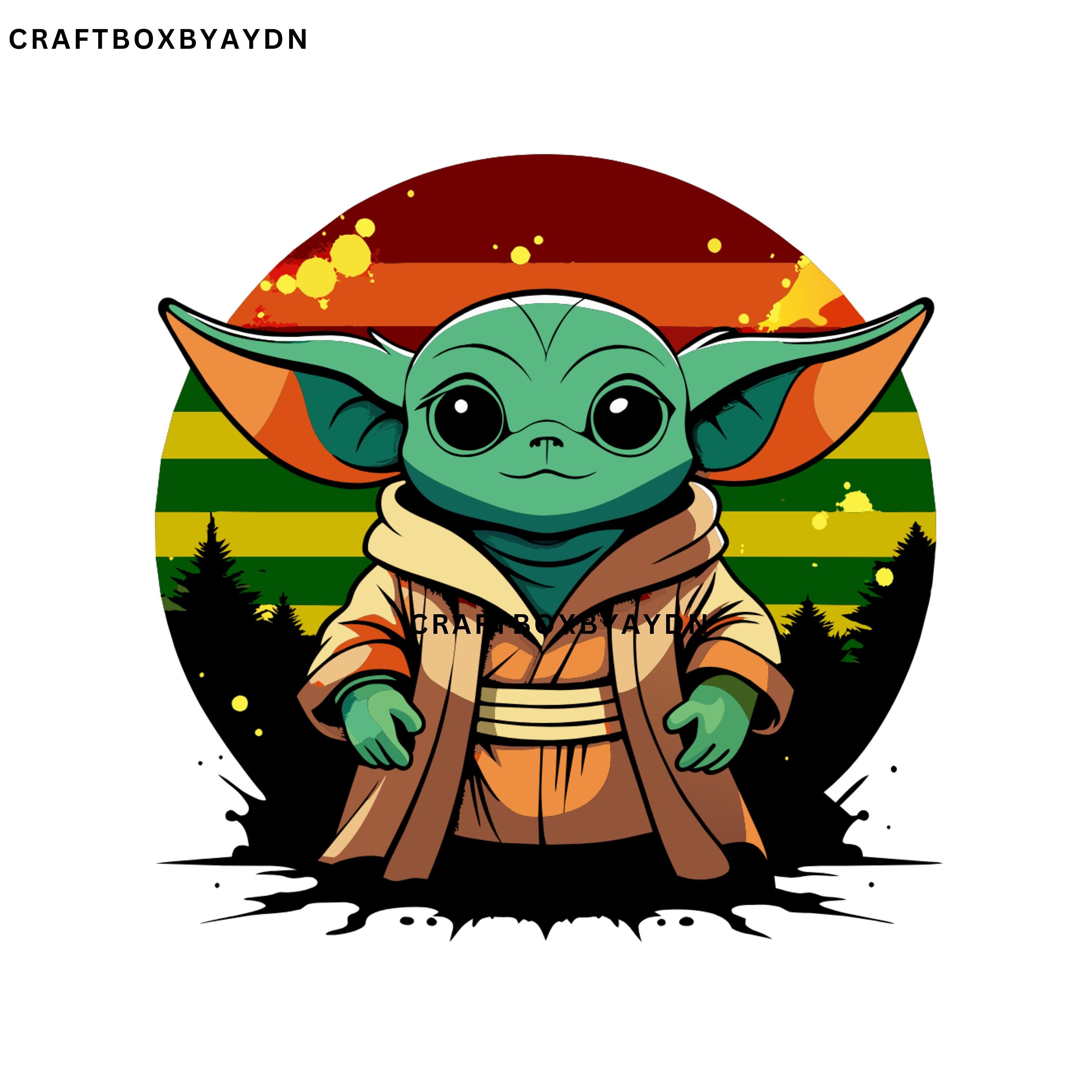 Baby Yoda PNG, Grogu Clipart, Star Wars Svg, Sublimation PNG for Shirt ...