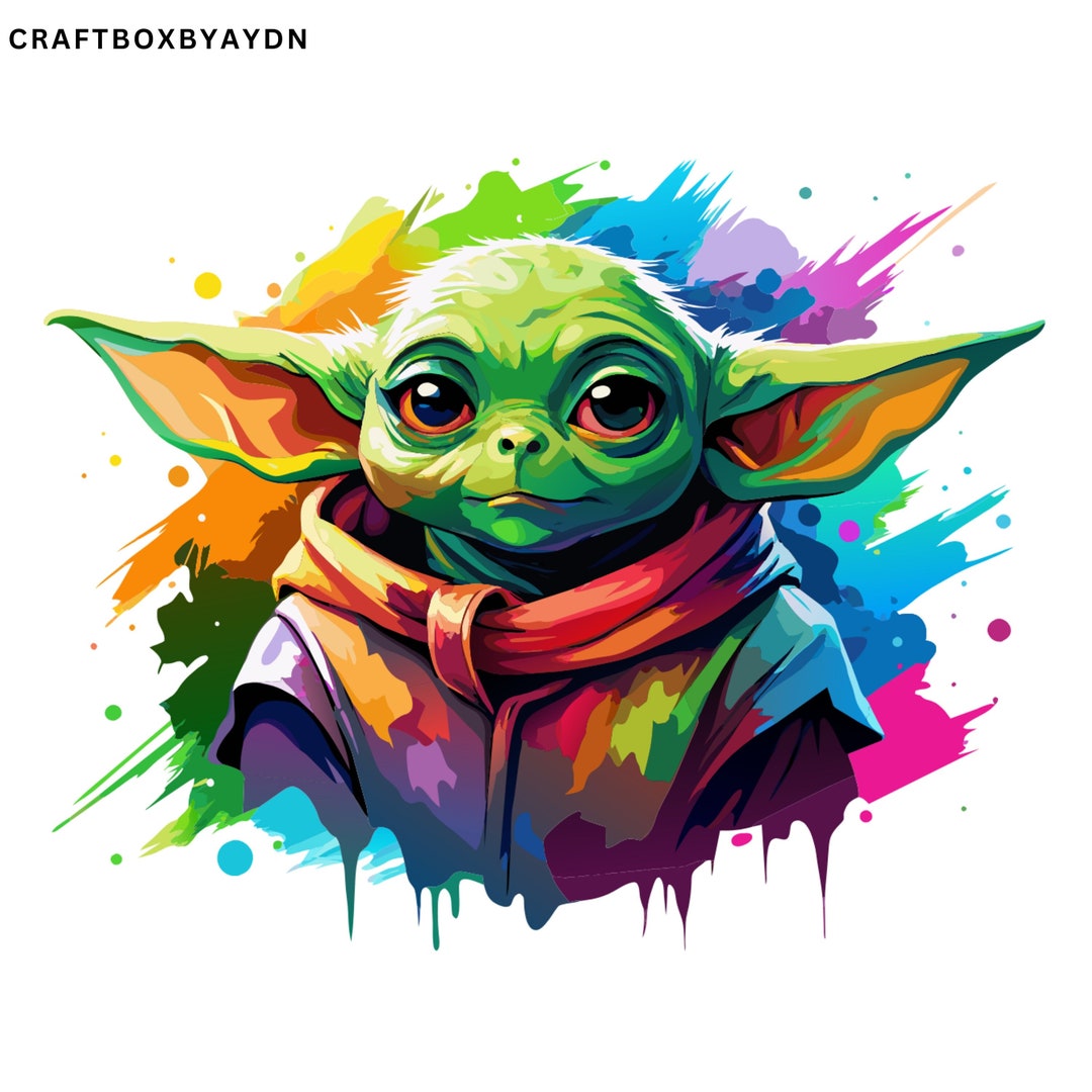Baby Yoda PNG, Grogu Clipart, Star Wars Svg, Sublimation PNG for Shirt ...