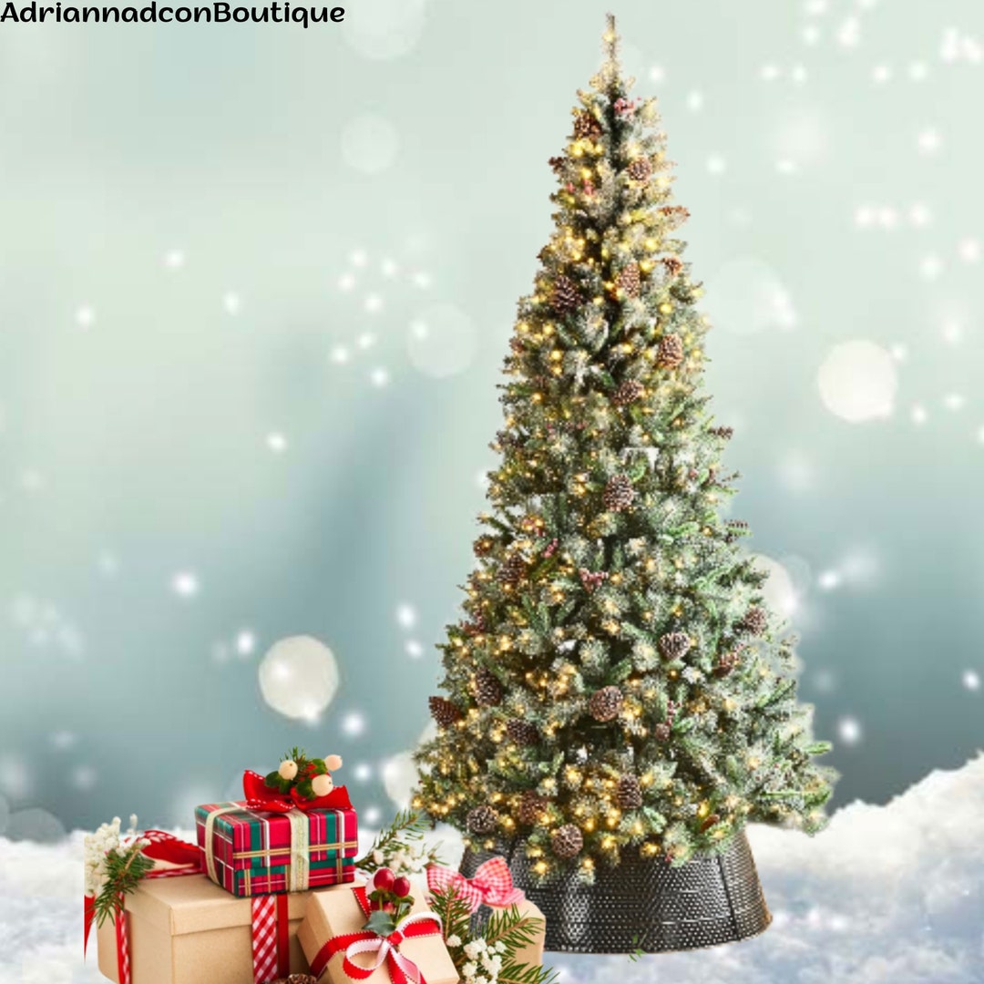 Christmas Tree Collar Decorations Made of Adjustable Hammered - Etsy