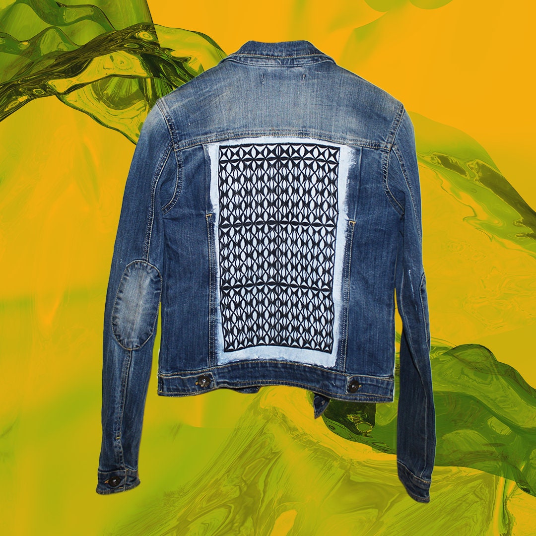 Custom Second Hand Jeans Jacket - Etsy Canada