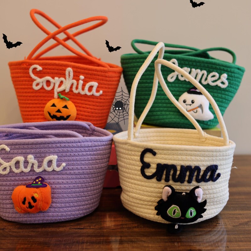 Halloween Basket - Etsy