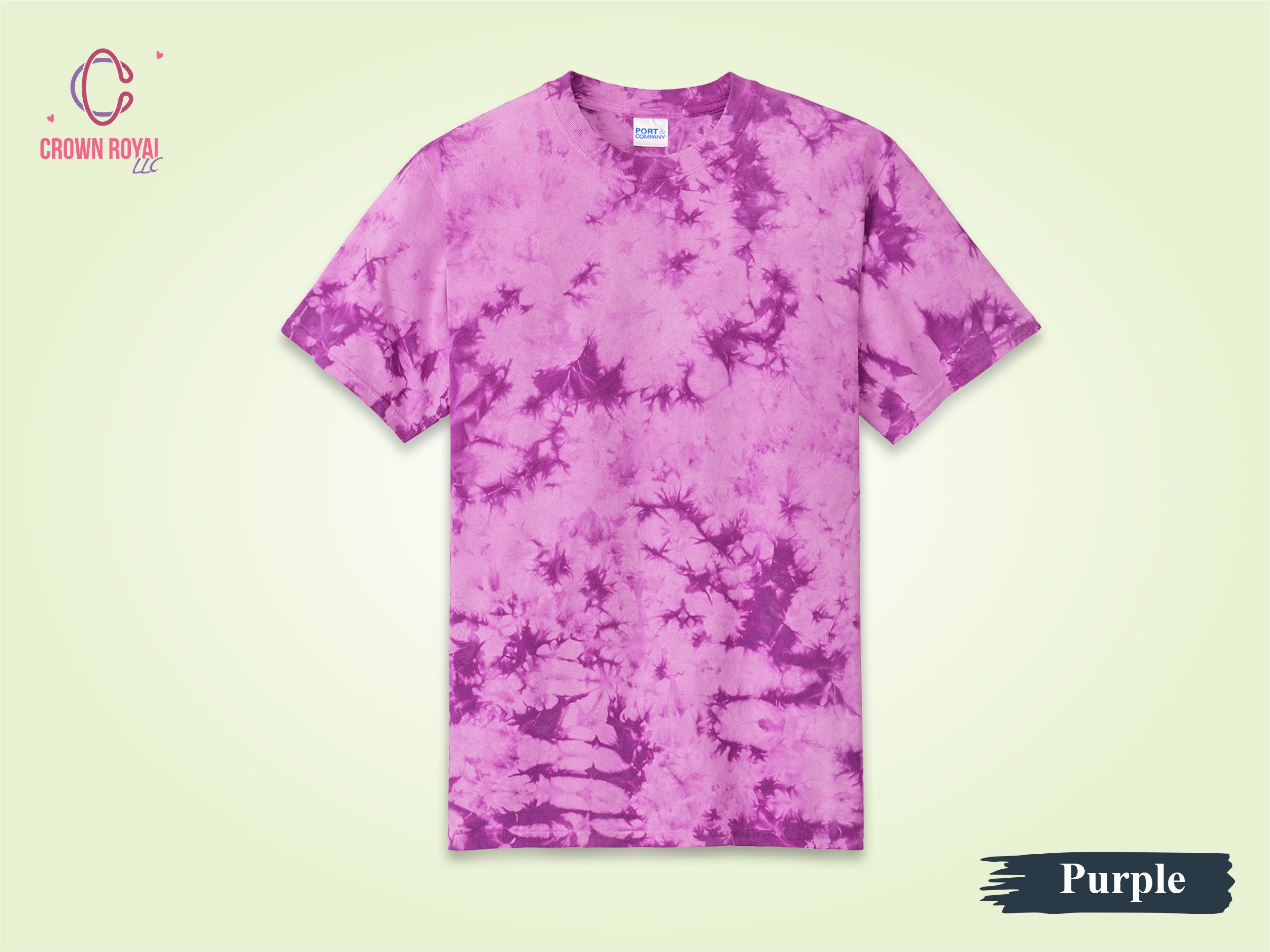 Crystal Tie Dye Tee Shirt, Comfort Colors Soft Cotton Tshirt, Summer ...