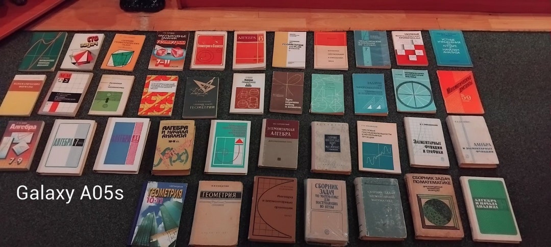 Soviet Textbook, Gift, Personal Gift. Paper. Math Book. Themed Gift ...