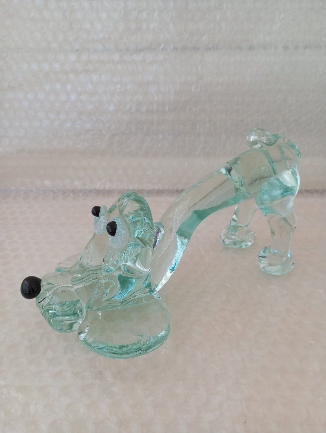 Vintage Glass Dog.dog Figure Made of Colored Glass.dog.gift.ussr. - Etsy