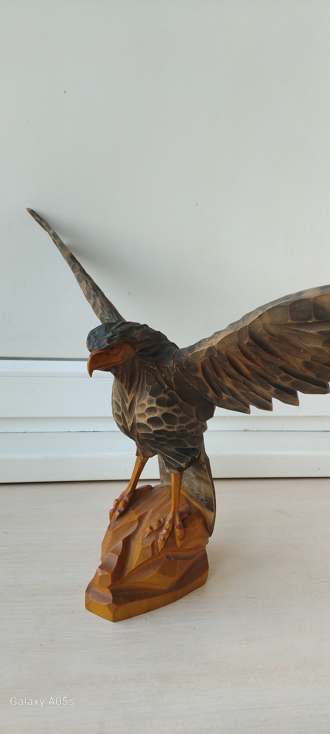 Vintage Wooden Eagle. Handmade. Gift From the USSR. - Etsy