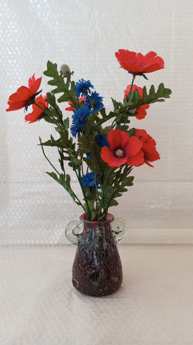 Vase, Vintage, Colored Glass, Flower Vase Gift Collection - Etsy