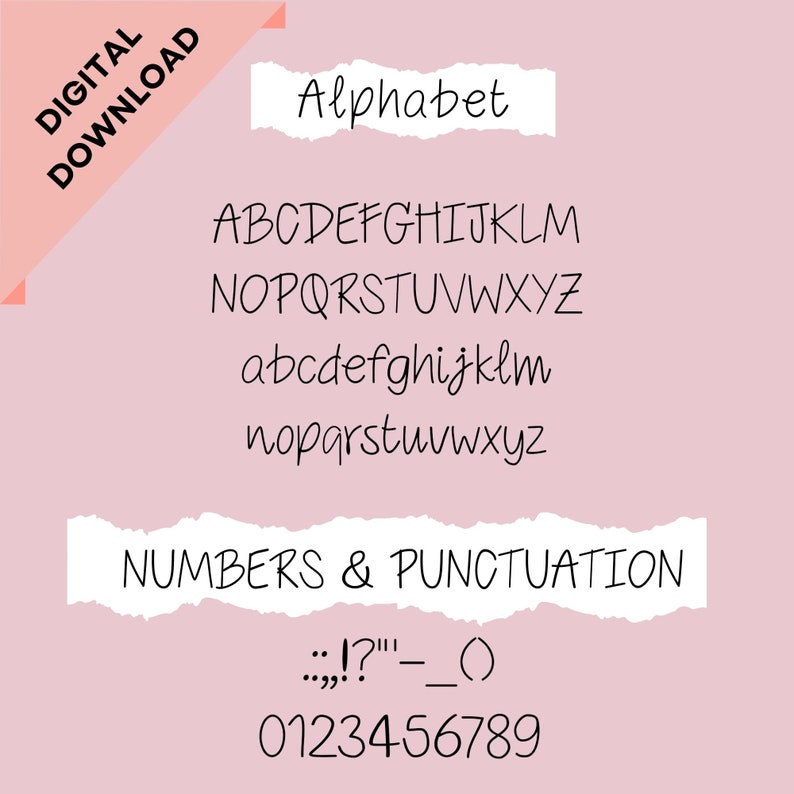 Teacher Study Digital Cute Planner Font Handwritten Font Goodnotes ...