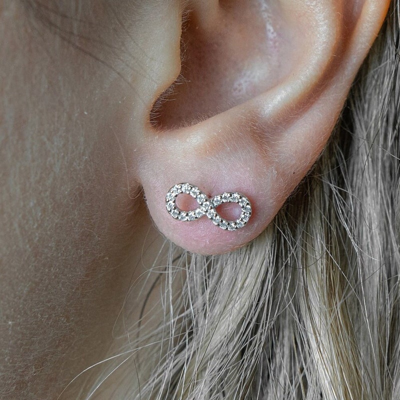 Infinity Earring - Etsy
