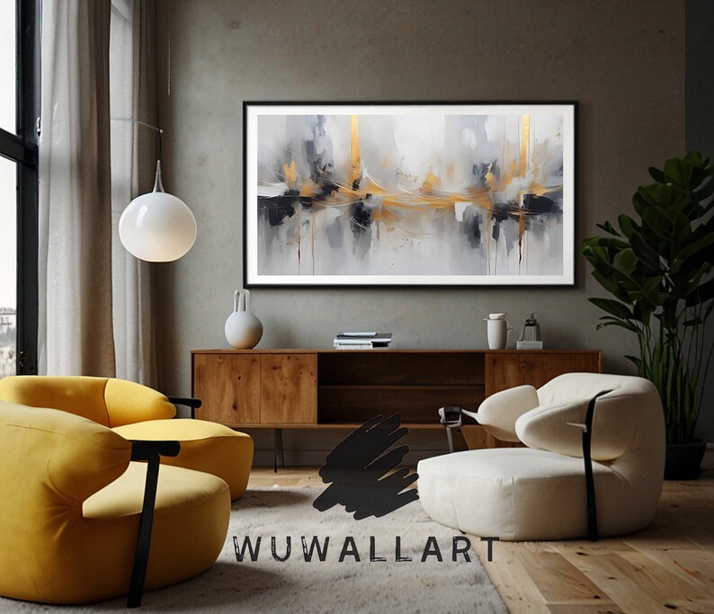Elegant Gold Abstract Art - Modern Digital Download, High-resolution ...