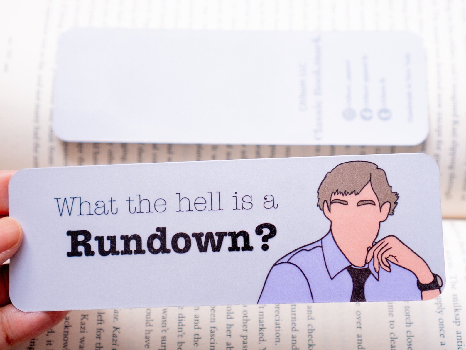 What the Hell is A Rundown Jim Inspired Bookmark Laminated Funny ...