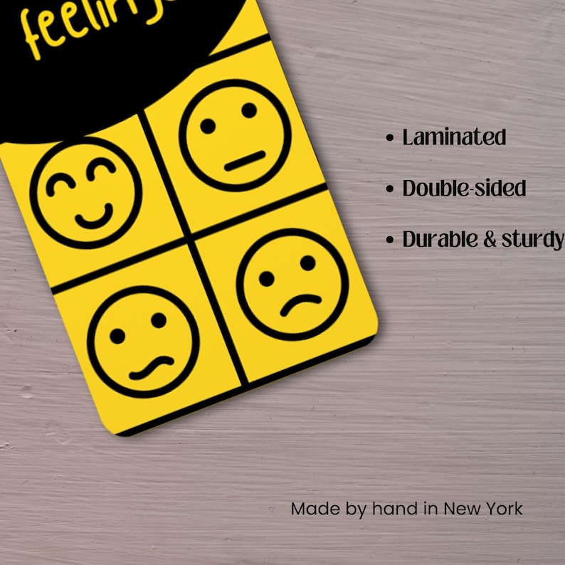 Big Feelings Laminated Bookmark | Handmade Reader Gift - Etsy