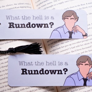 What the Hell is A Rundown? Jim Inspired Bookmark | Laminated | Book ...