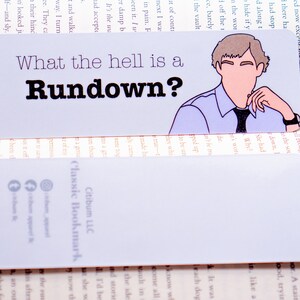What the Hell is A Rundown? Jim Inspired Bookmark | Laminated | Book ...