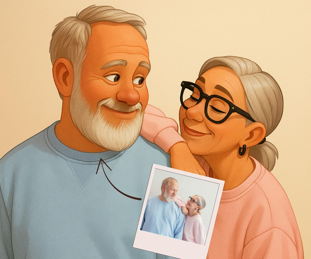 Funny Cartoon Avatar Custom Drawing Personalized Face Art Digital ...