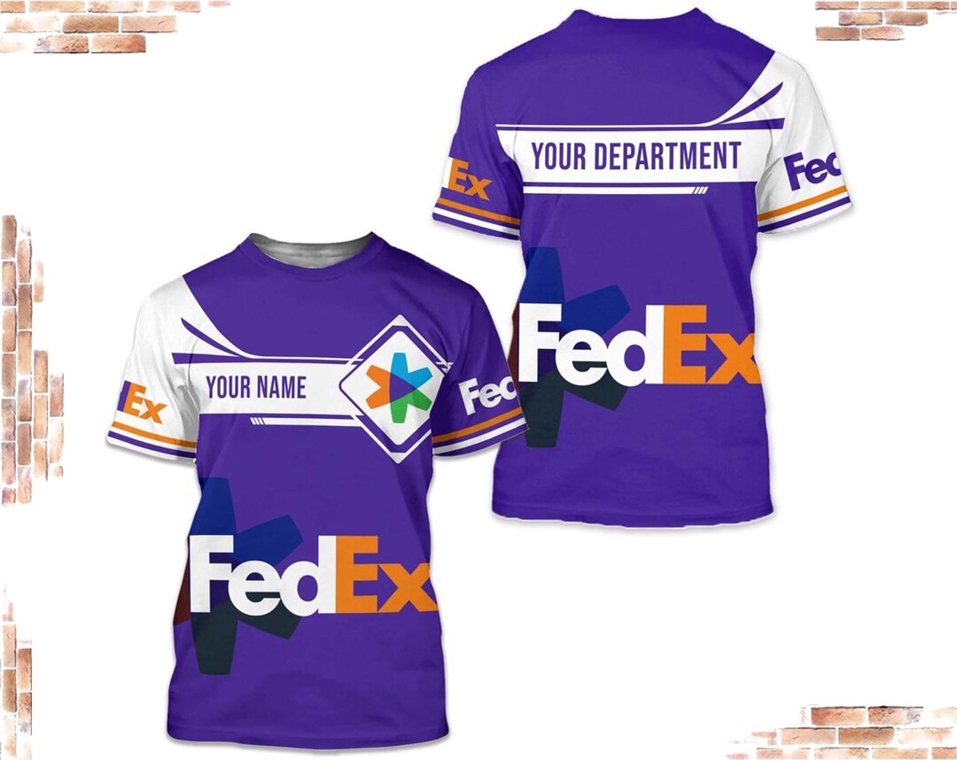 Vintage Fedex Ground 3D Shirt, Fedex Express 3D Shirt, Fedex 3D Shirt ...