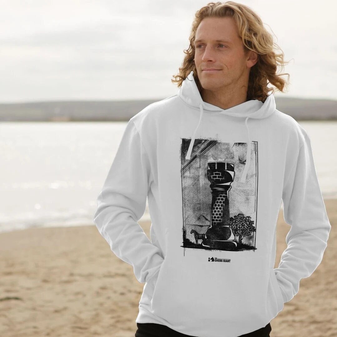 Grunge Chess: Medieval Rook Men's Pullover Hoodie - Etsy