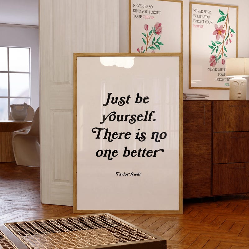Be Yourself Quote - Etsy