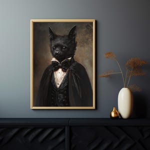 Victorian Bat Vintage Wall Art Print - Home Decor, Vintage Poster, Art ...