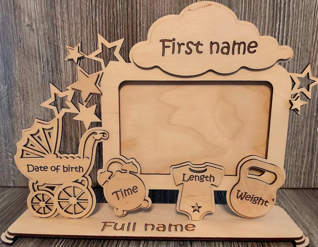 Personalized Baby Photo Frame - Etsy