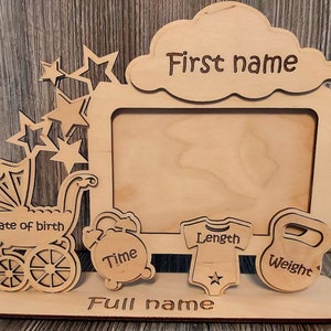 Personalized Baby Photo Frame - Etsy