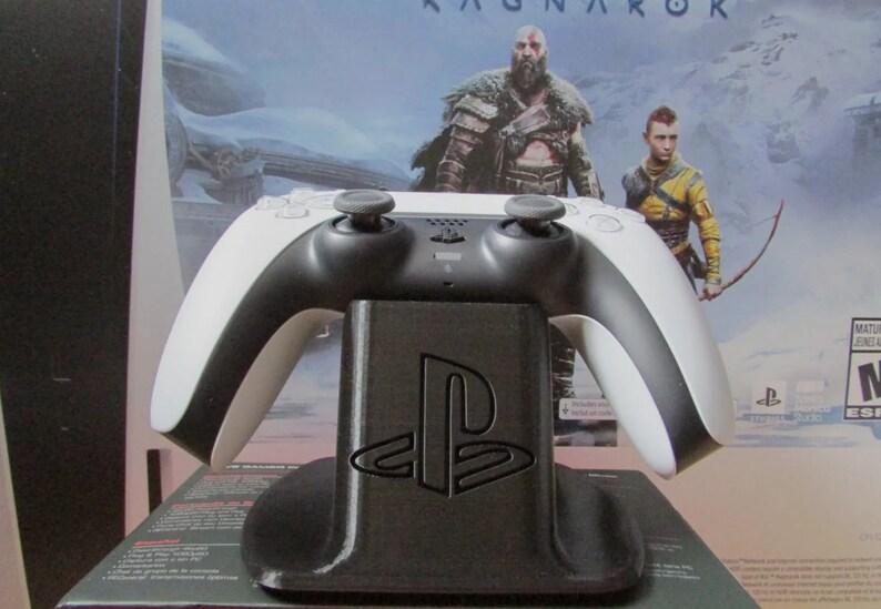 PS5 Controller Stand With Logo - Etsy