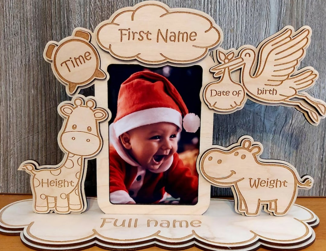 Personalized Baby Photo Frame - Etsy