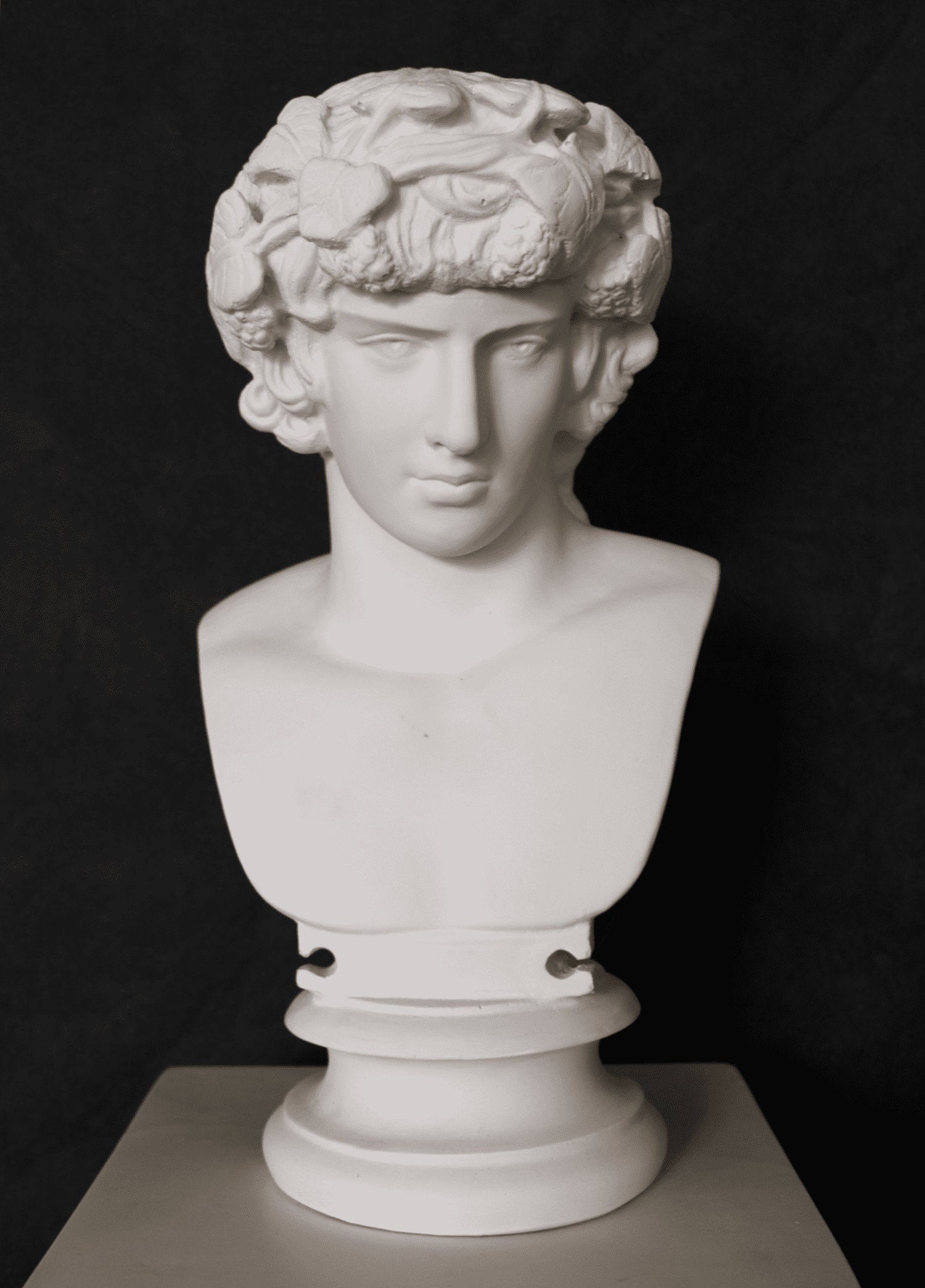 Large Dionysus Statue, 40cm / 15.5 In, Greek Statue, Dionysus Bust Statue, Greek Bust, Roman ...