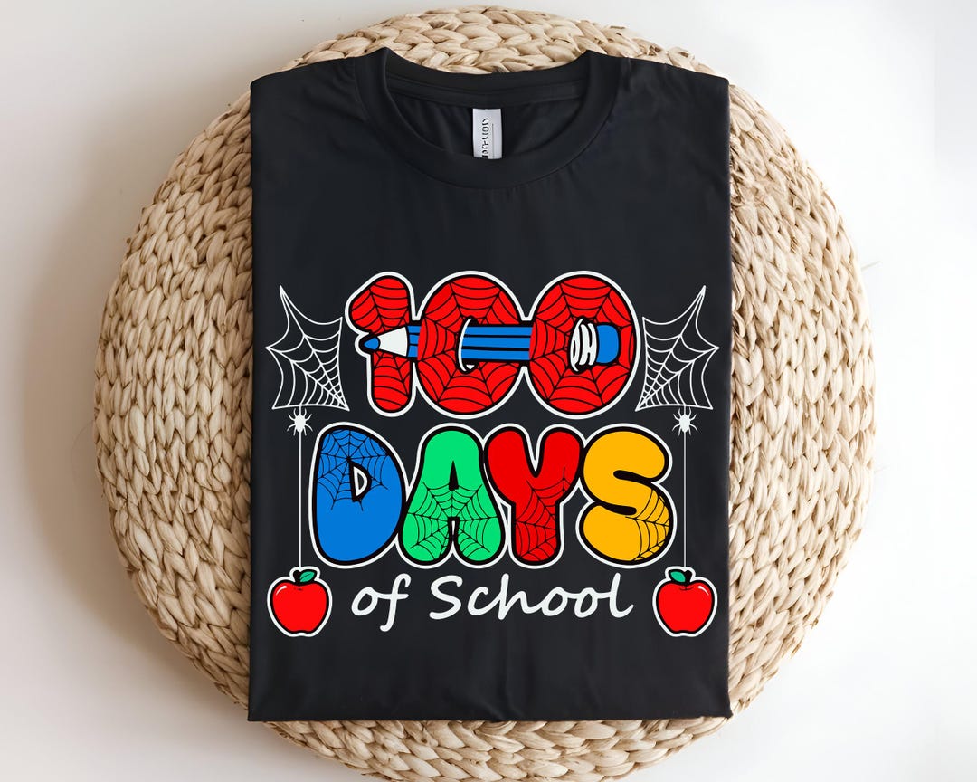 100 Days Bruh Png, Coloful Rainbow 100th Day of School Png, Checkered ...