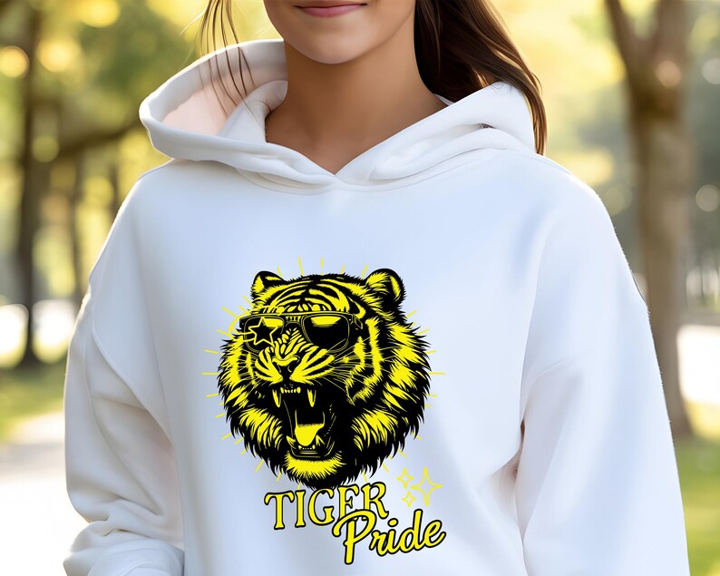 Tiger Pride Png Tigers Stripes Mascot Logo Tigers T-shirt Sublimation ...