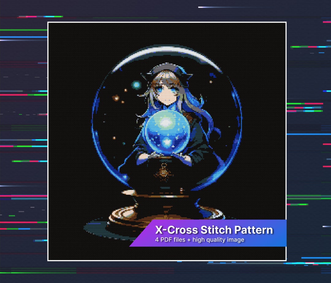 Fortune Teller, Cross Stitch Pattern, Xstitch, Mysterious ...