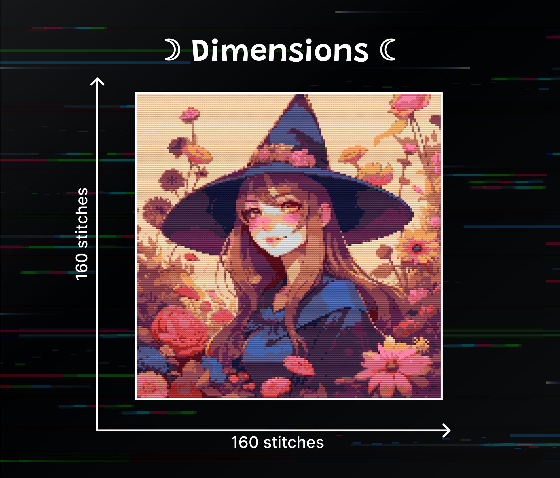 Witch Abies, Cross Stitch Pattern, Xstitch, Magic, Mysterious ...