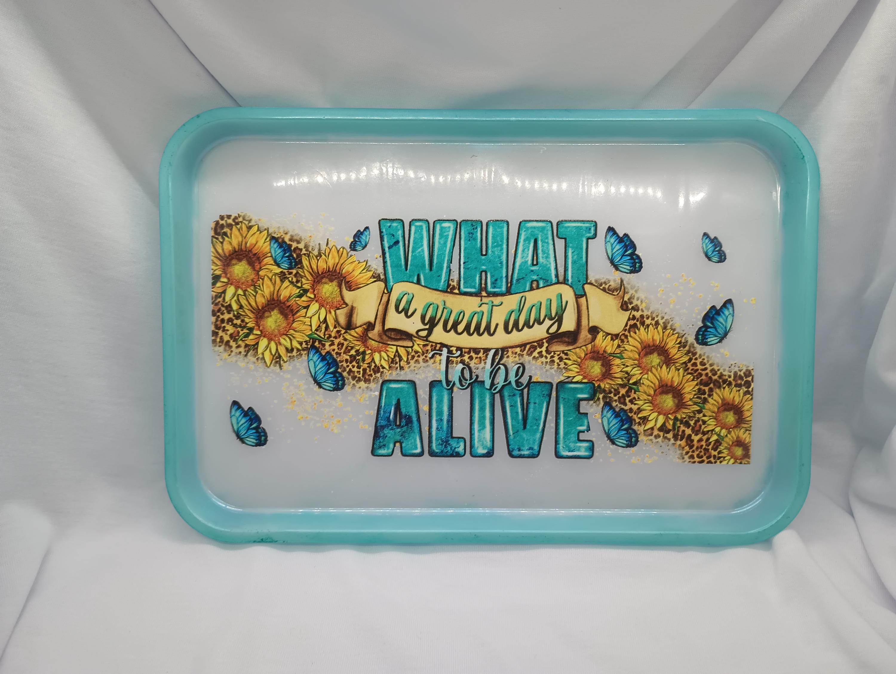 Decorative Tray and Jar - Etsy