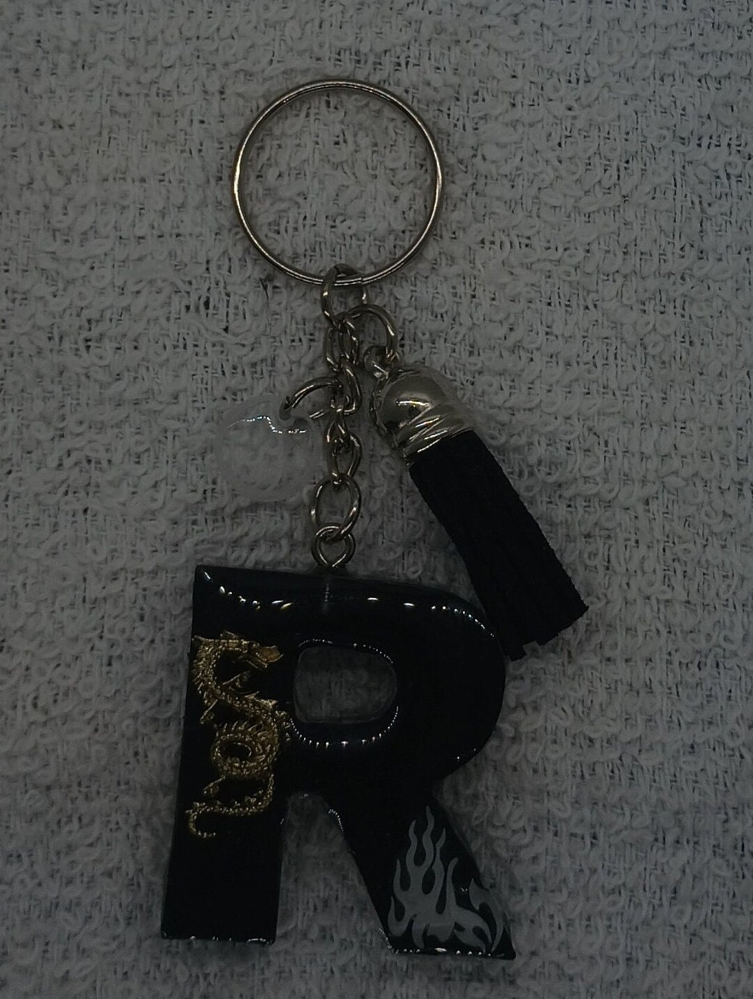 Dragon Letter R Style 3 Keychain - Etsy