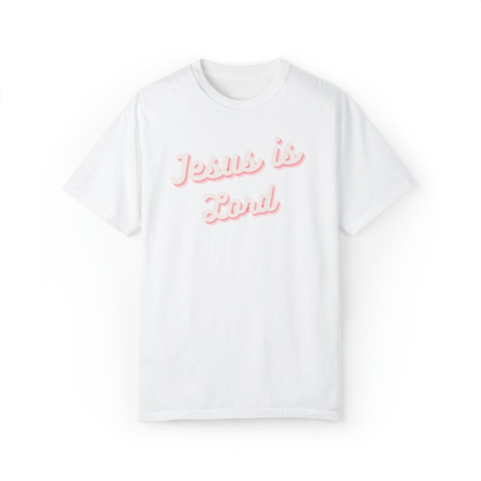 Jesus is Lord Unisex Garment-dyed T-shirt, Christian, Christmas Present ...