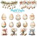 Pastel Easter Clipart, Digital Download, Easter Bunny Watercolor ...