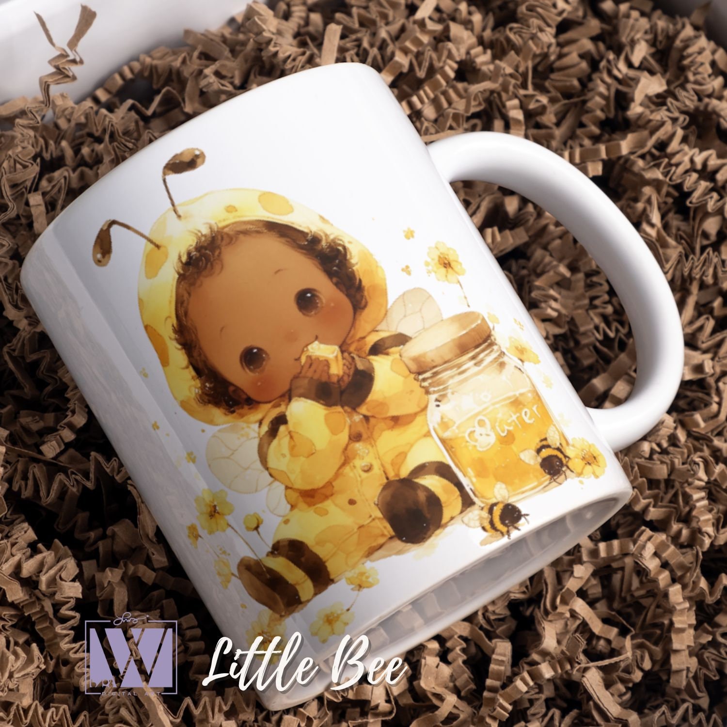 Cute Little Bee Lemon Clipart Bundle, Chibi Baby Bee Clipart, Spring ...