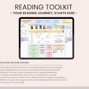 Ultimate Book & Reading Tracker With Book Collection | Reading Planner ...