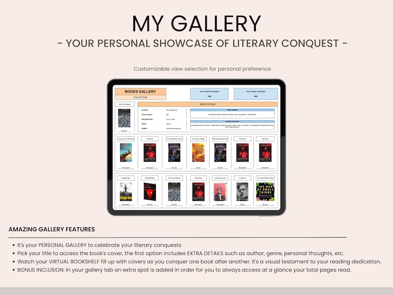 Ultimate Book & Reading Tracker With Book Collection | Reading Planner and Book Review ...