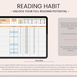 Ultimate Book & Reading Tracker With Book Collection | Reading Planner ...