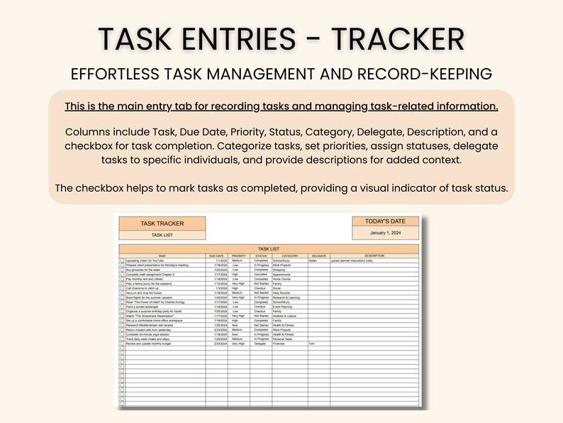 Task Tracker, to Do List and Productivity Planner - Daily, Weekly ...