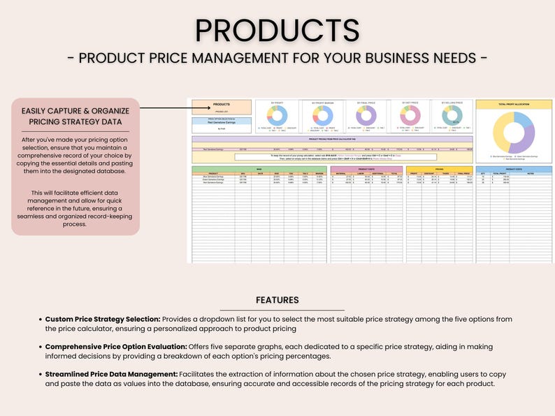 Price & Profit Calculator for Small Businesses With 5 Pricing ...