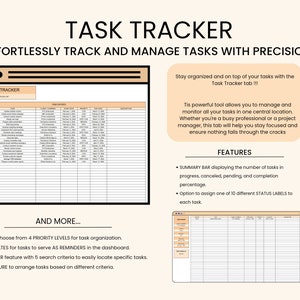 Client Tracker & Management for Small Businesses | CRM Tracker W/ Task ...