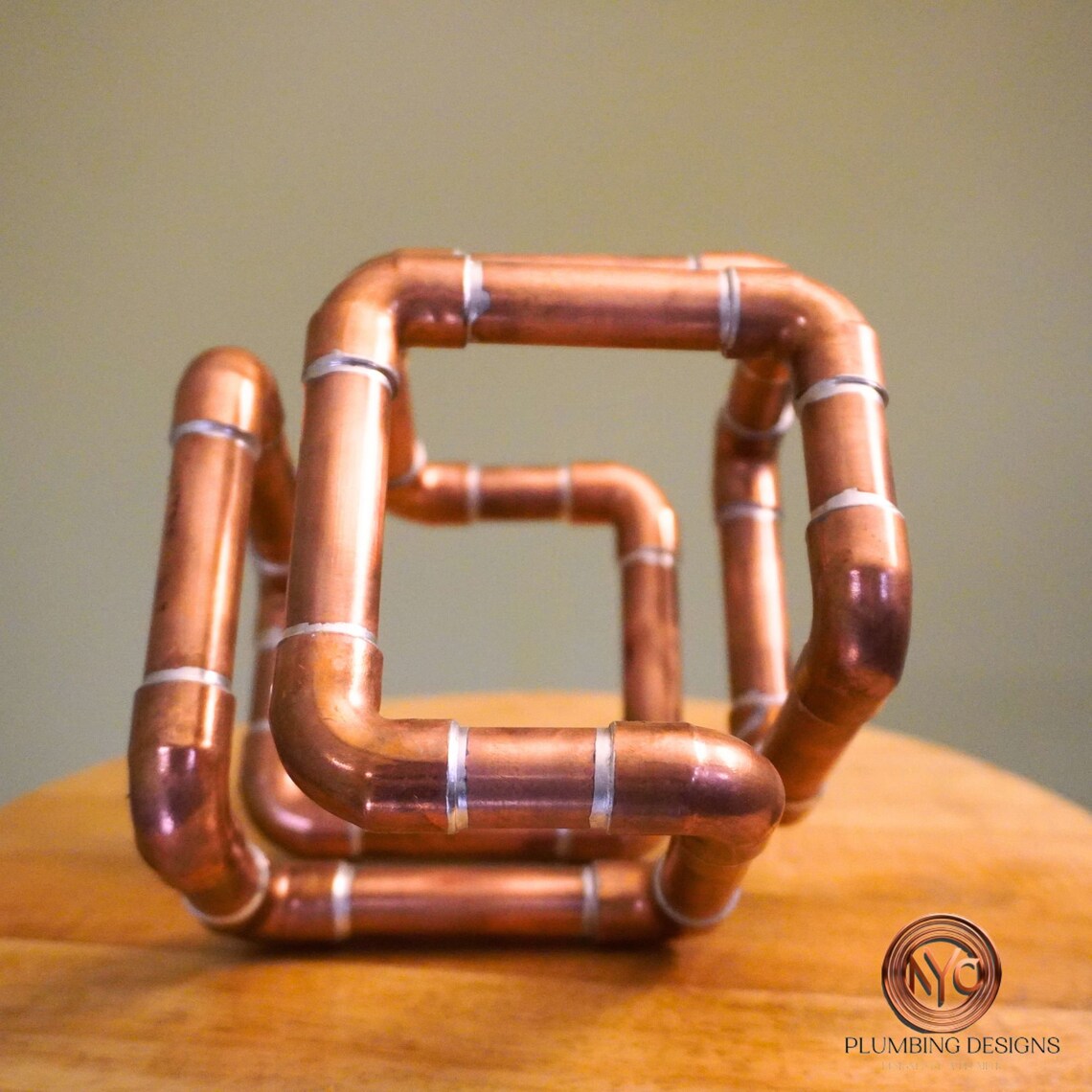 Copper Infinity Cube - Etsy
