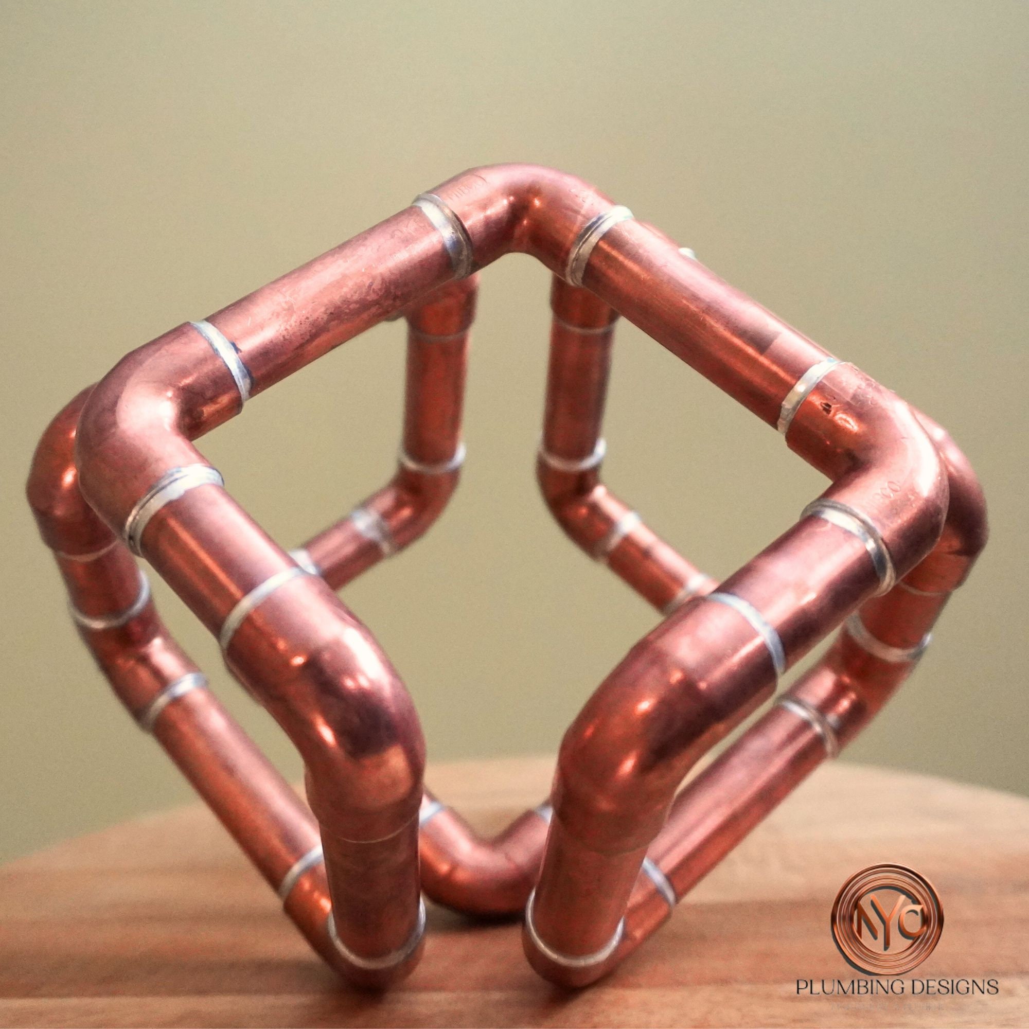Copper Infinity Cube - Etsy