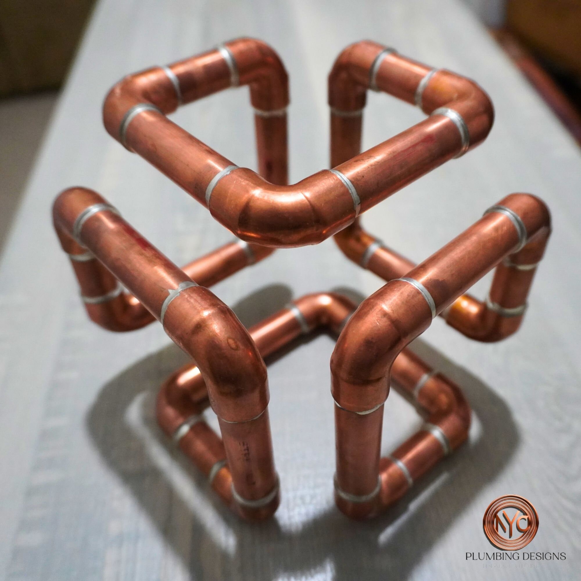 Copper Infinity Cube - Etsy