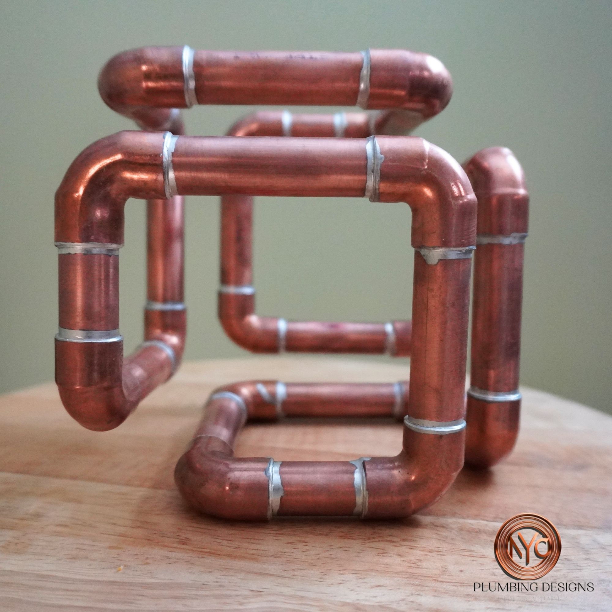 Copper Infinity Cube - Etsy