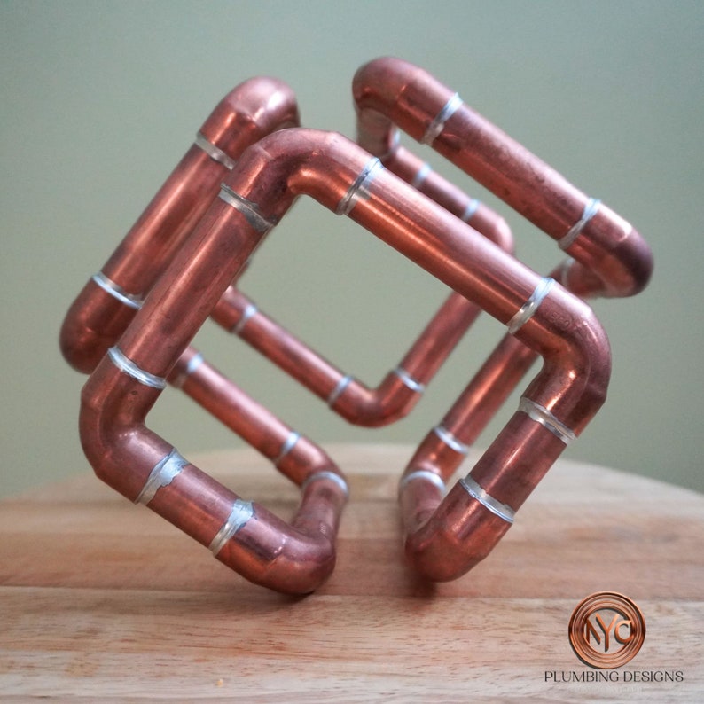 Copper Infinity Cube - Etsy