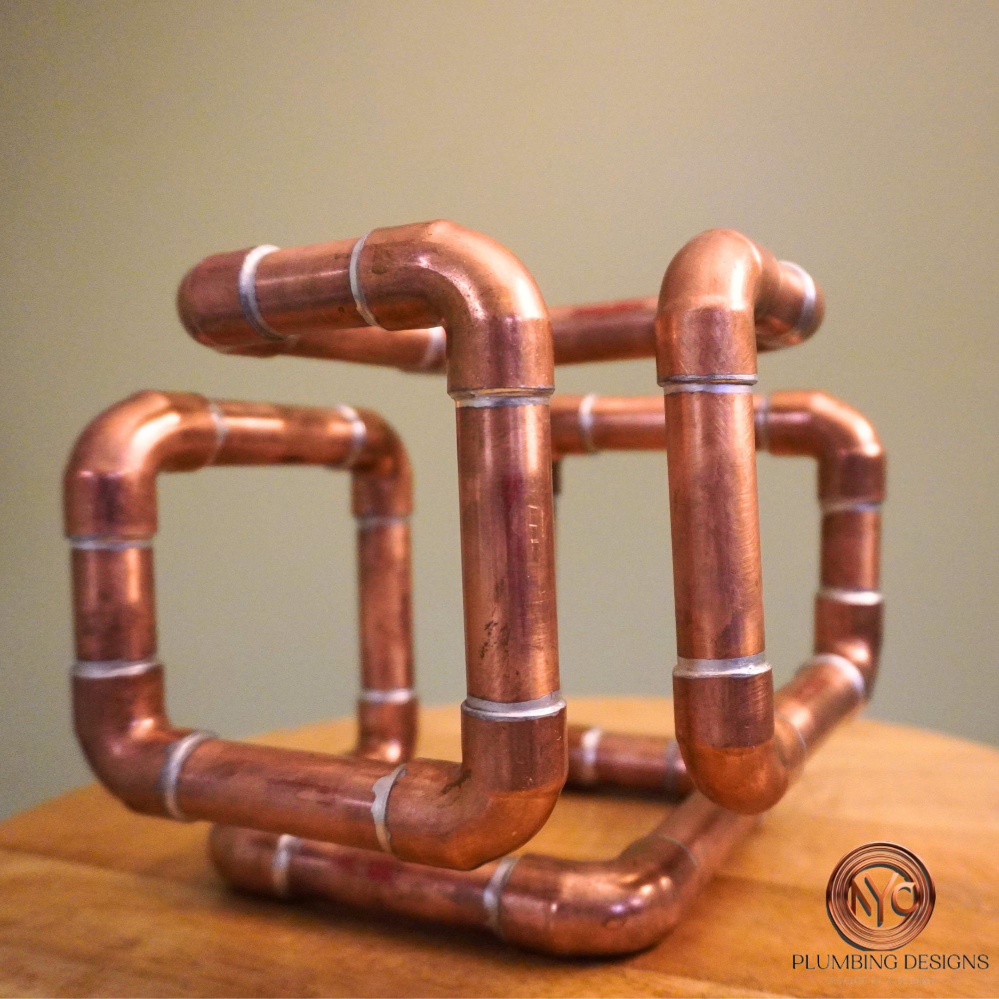 Copper Infinity Cube - Etsy