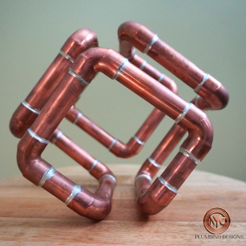 Copper Infinity Cube - Etsy